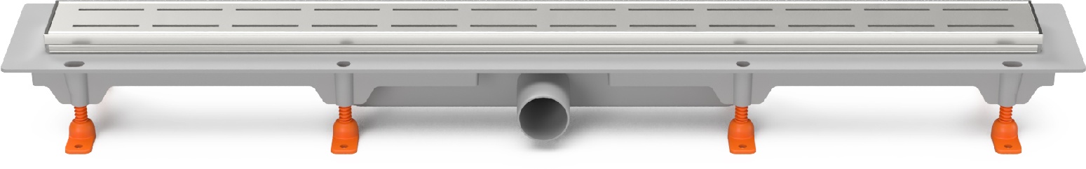 Sumidero lineal con marco de acero inoxidable y desagüe lateral, D40 ...