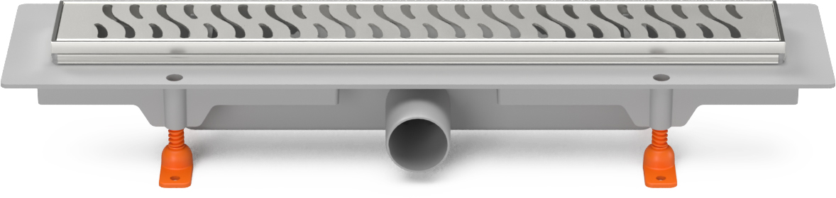 Sumidero lineal con marco de acero inoxidable y desagüe lateral, D40 ...
