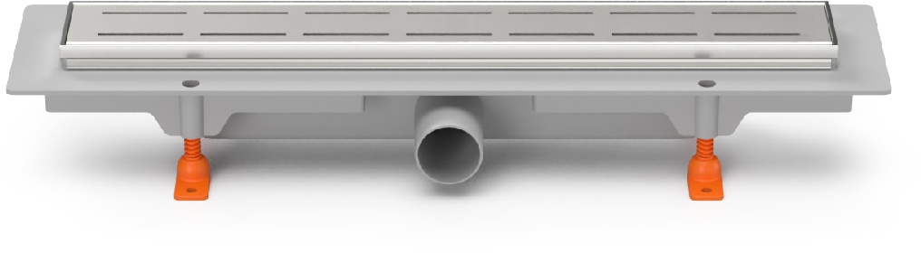 Sumidero lineal con marco de acero inoxidable y desagüe lateral, D40 ...